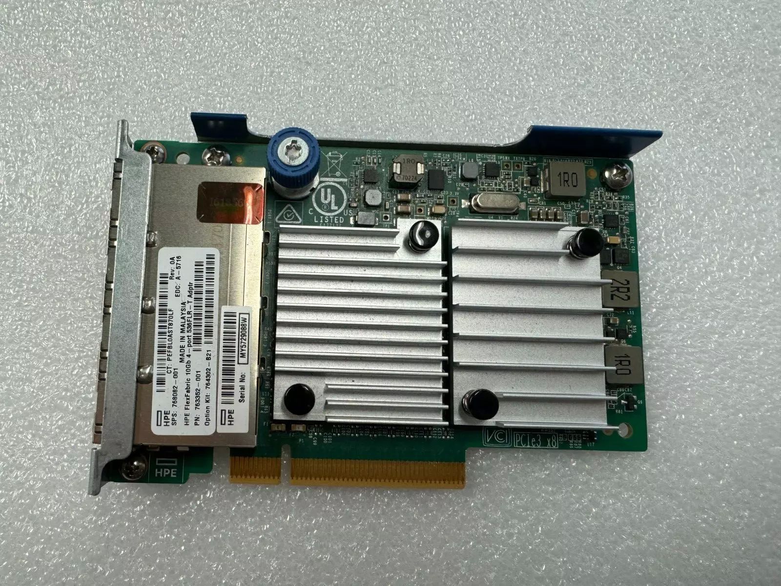 Tarjeta de Red HP 763352-001 764302-B21 768082-001 PE FLEXFABRIC 10GB 4 ...