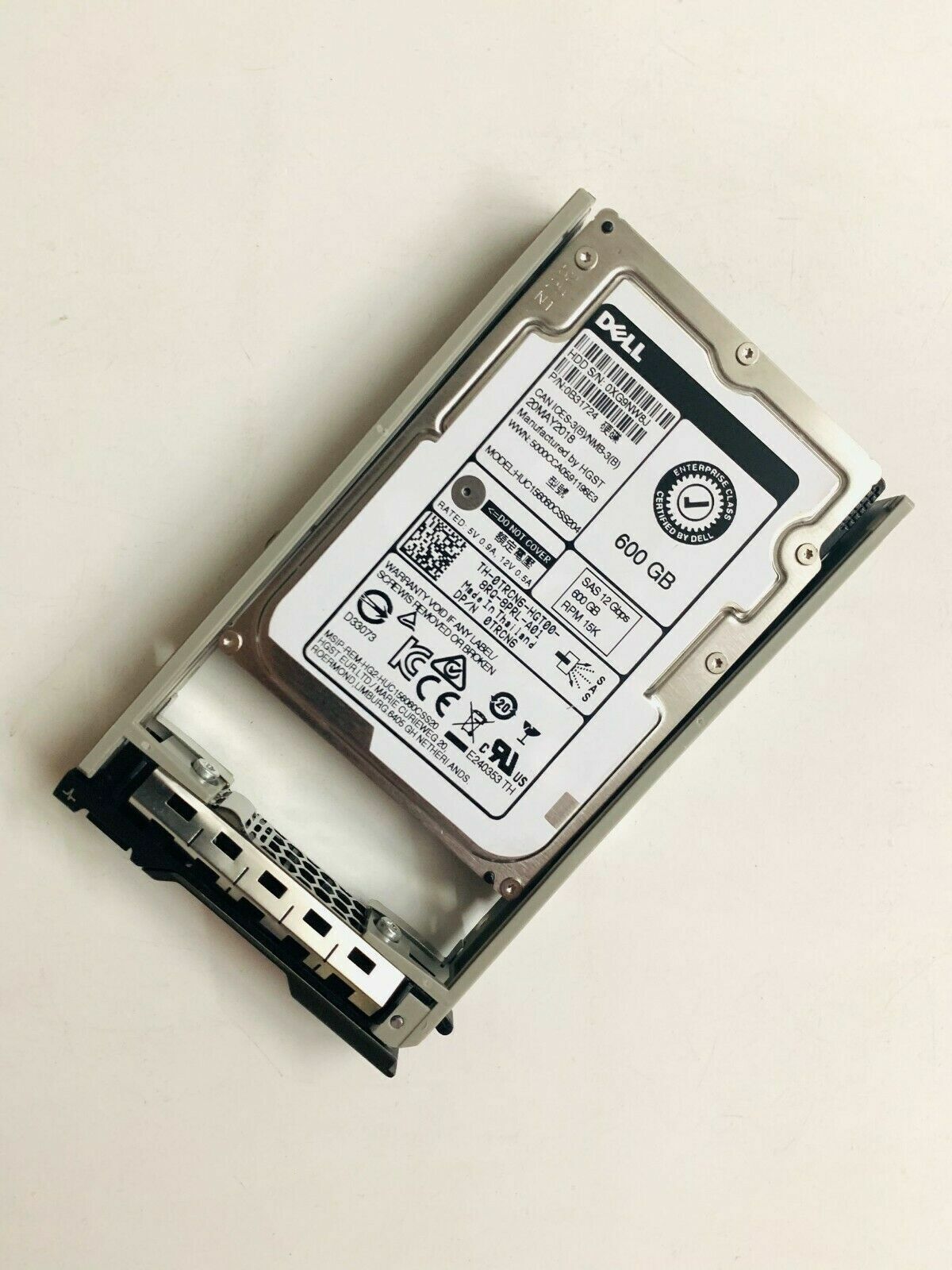 Disco Dell TRCN6 0TRCN6 600GB 15K SAS 2.5" 12Gb/s Retirado de Equipo en ...