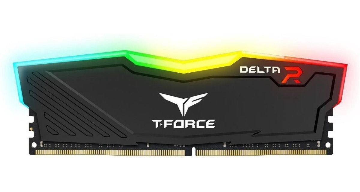 DDR4 T-FORCE DELTA R 8GB 3200MHZ BLACK TF3D48G3200HC16C01 ...